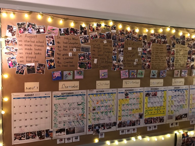 The Linear Calendar Wall | Catching Readers, Sparking Joy
